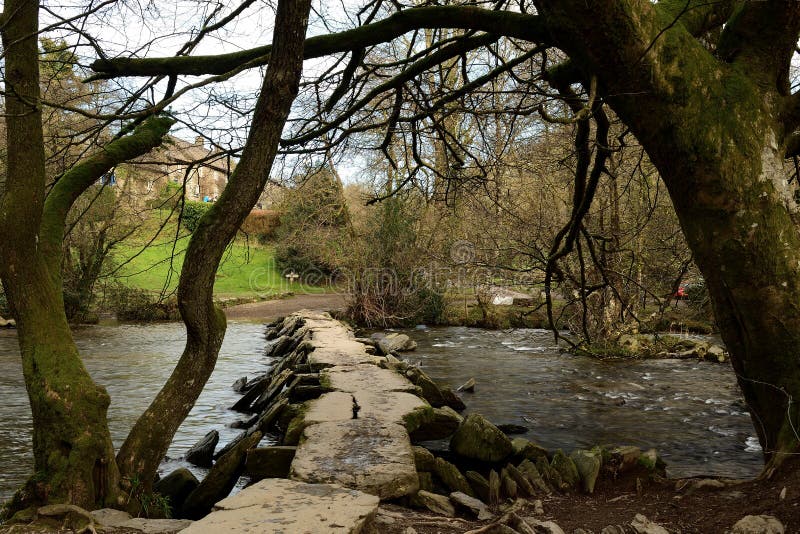 Tarr steps in Devon stock photo. Image of natural, clapper - 124540976
