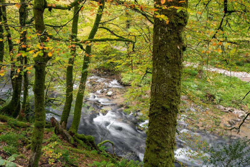 Tarr Steps in Exmoor National Park Stock Photo - Image of exposure ...