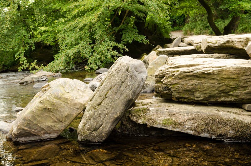 Tarr Steps Exmoor stock photo. Image of dulverton, tarr - 41993808