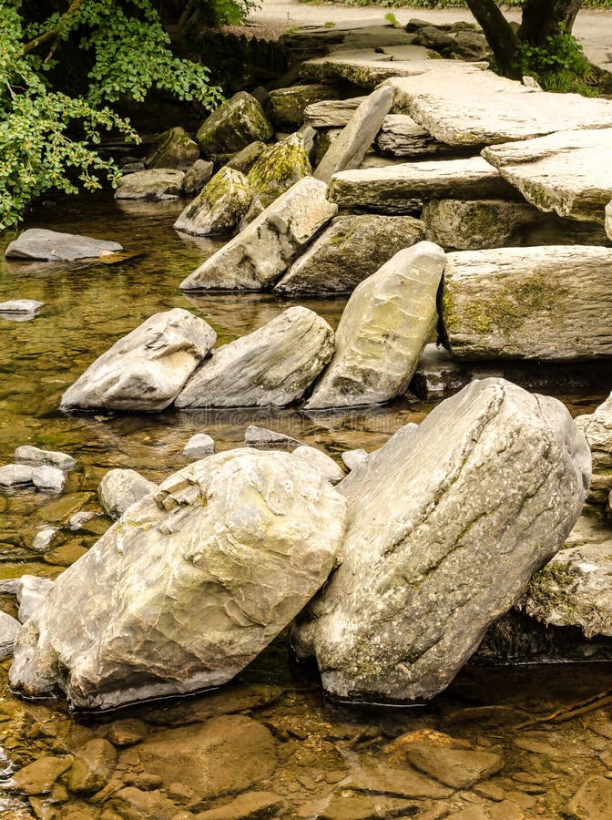 Tarr Steps Exmoor stock photo. Image of exmoor, granite - 41993844
