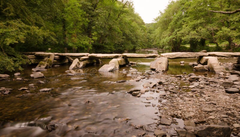 Tarr Steps Exmoor stock photo. Image of devon, moss, leaf - 41995150