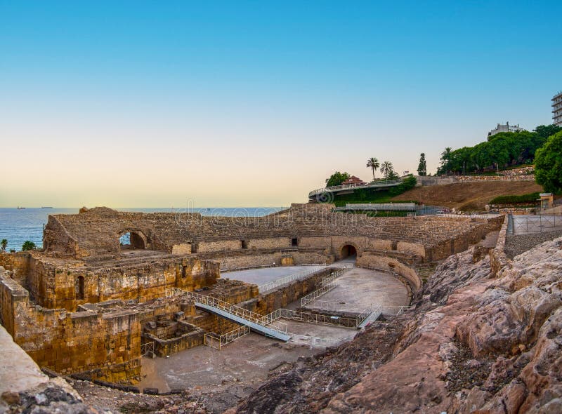 Tarragona, Catalonia, Spain - Roman Amphitheatre Stock Photo - Image of ... Tarragona, Catalonia, Spain - Roman Amphitheatre Stock Photo - Image of ...