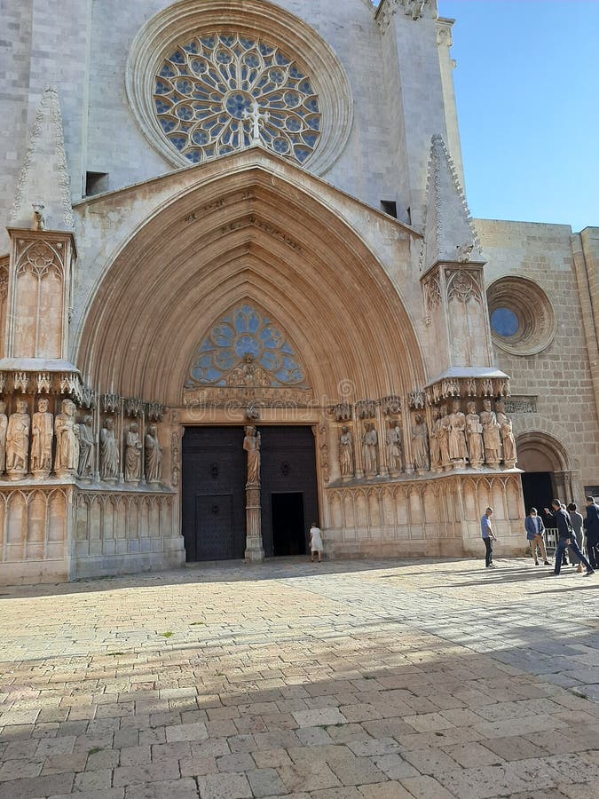 Tarragona, Cathedral, Architecture, History Editorial Stock Image ...