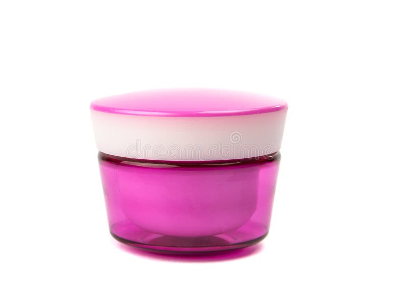 Tarro De Crema De Cara Aislado Imagen de archivo - Imagen de sano ...