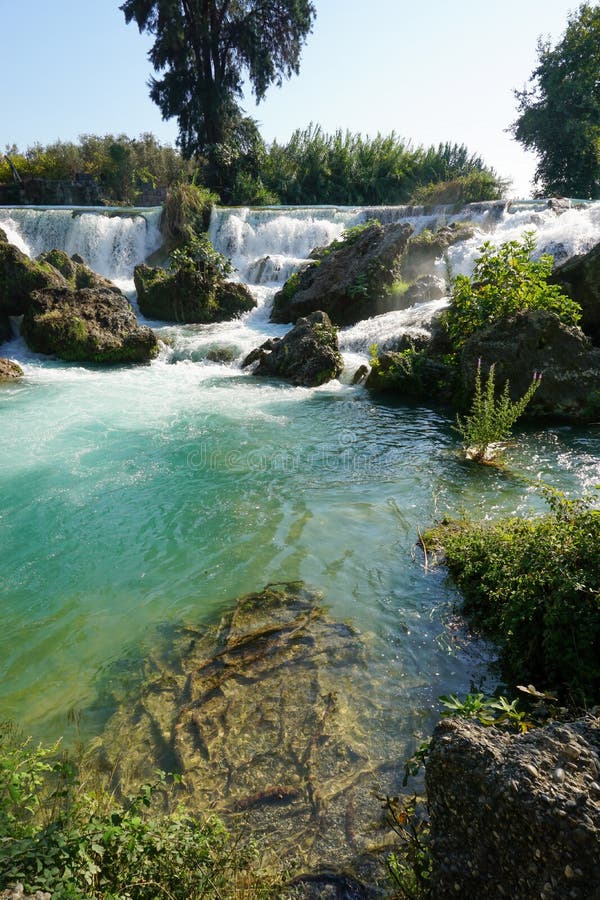 Tarsus Waterfall at Mersin, Turkey Stock Photo - Image of waterfall ...