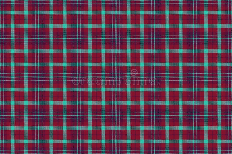 Neon Turquoise and Neon Plum Seamless Tartan Background Stock ...