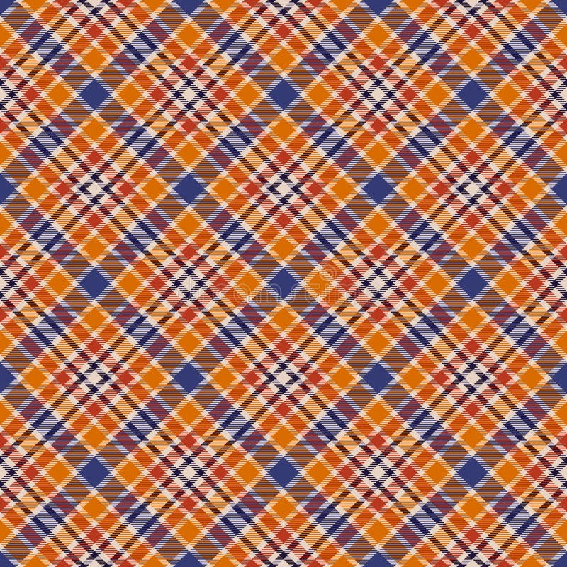 Modern Autumn Plaid Check Seamless Pattern Stock Vector - Illustration ...