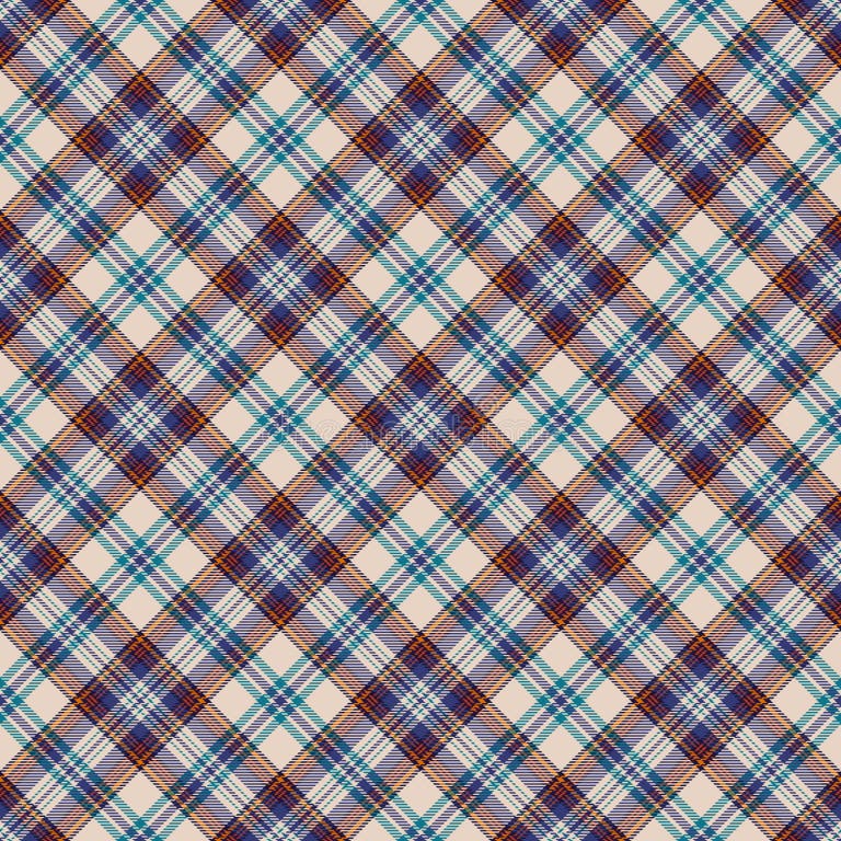 Modern Autumn Plaid Check Seamless Pattern Stock Vector - Illustration ...