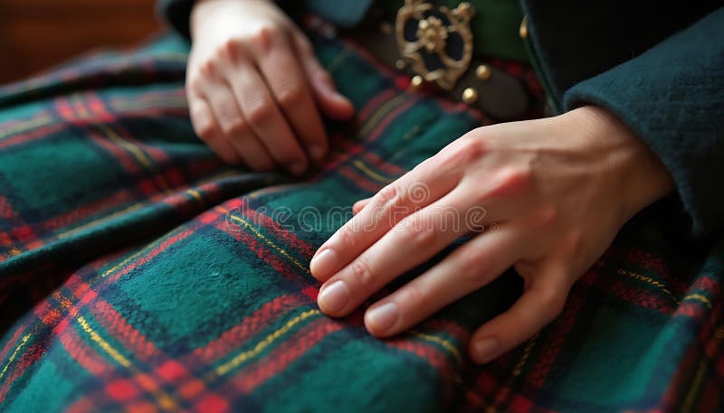 Tartan Pattern Celebration for Tartan Day with Traditional Scottish ...