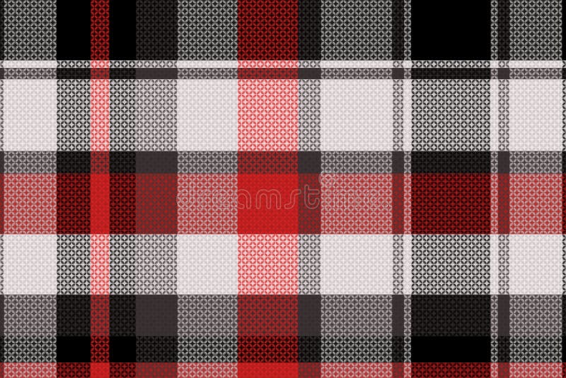 Tartan Plaid Pattern with Dark Color. Stock Vector - Illustration of ...