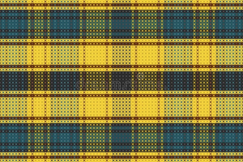 Tartan Plaid Pattern with Dark Color. Stock Illustration - Illustration ...