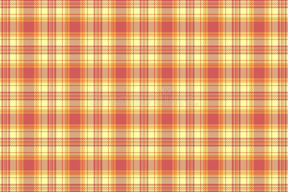 Tartan Plaid Pattern with Texture and Summer Color. Stock Illustration ...