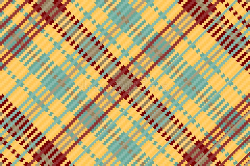 Tartan Plaid Pattern with Texture. Stock Illustration - Illustration of ...