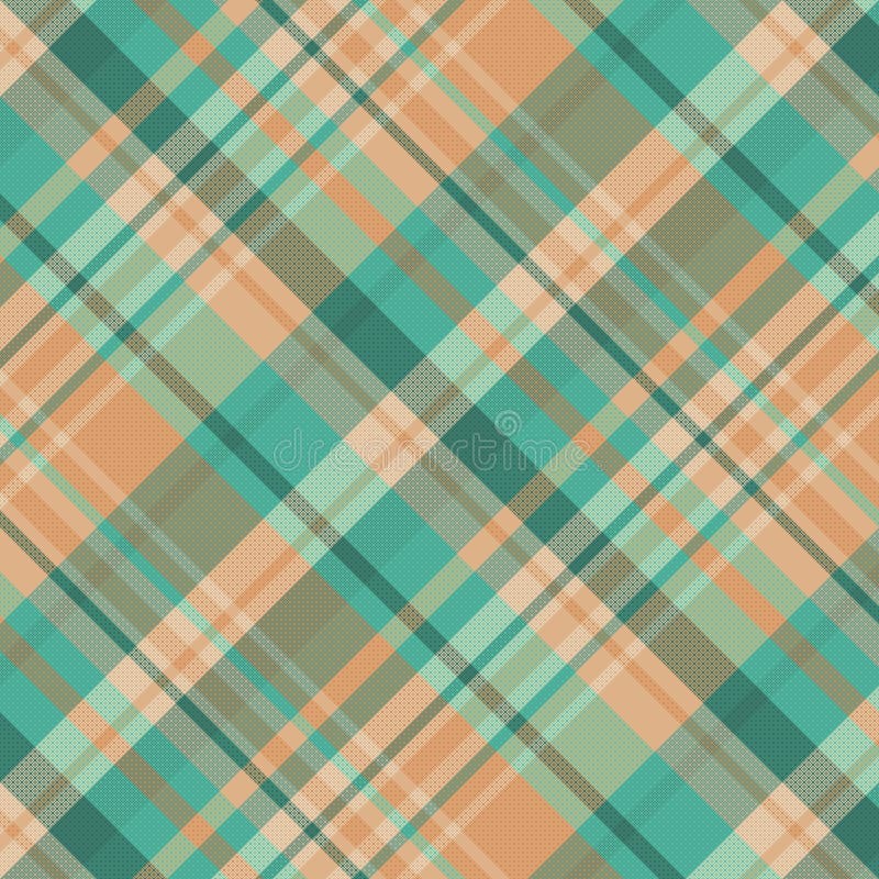 Tartan Plaid Pattern with Texture. Stock Vector - Illustration of ...