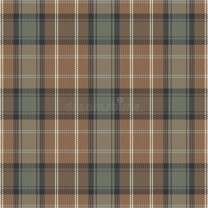 Tartan Plaid Pattern with Texture. Stock Vector - Illustration of ...