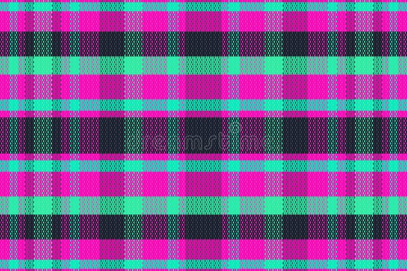 Tartan Plaid Pattern with Texture. Stock Vector - Illustration of ...