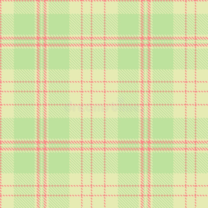 Modern Seamless Tartan in Warm Egg Shell Tones Fabric Design Stock ...