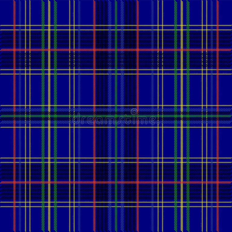 Seamless Blue Tartan Fabric Texture Vector Stock Illustrations – 20,624 ...