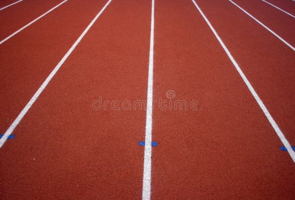 Tartan tracks stock image. Image of racetrack, athletic - 22919233
