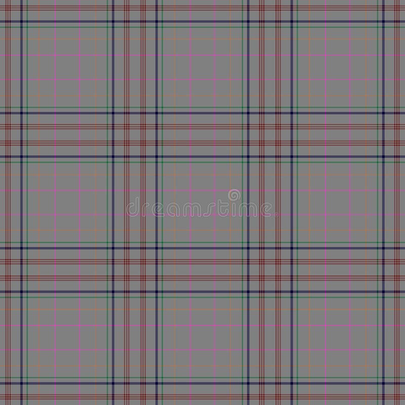 Tartan Traditional Checkered Fabric Seamless Pattern Stock Illustration ...