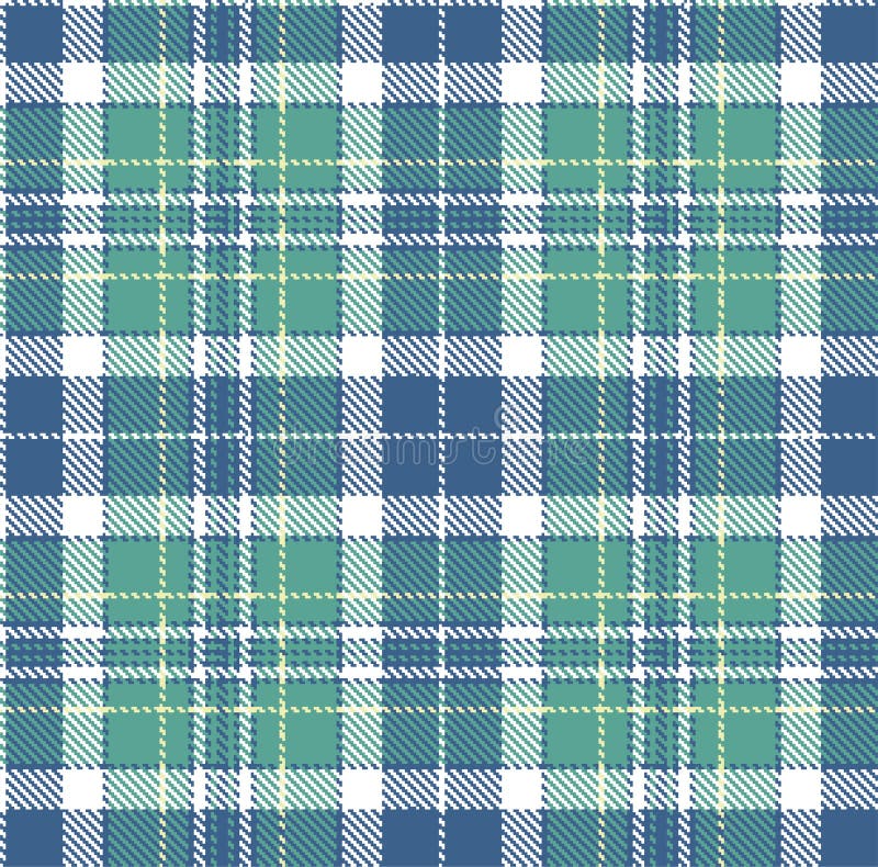 Tartan, Vector Pattern in Plaid with a Repeatable Motif Stock Vector ...