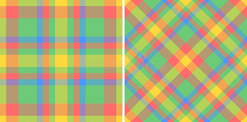 Tartan Vector Textile of Fabric Check Seamless with a Plaid Texture ...