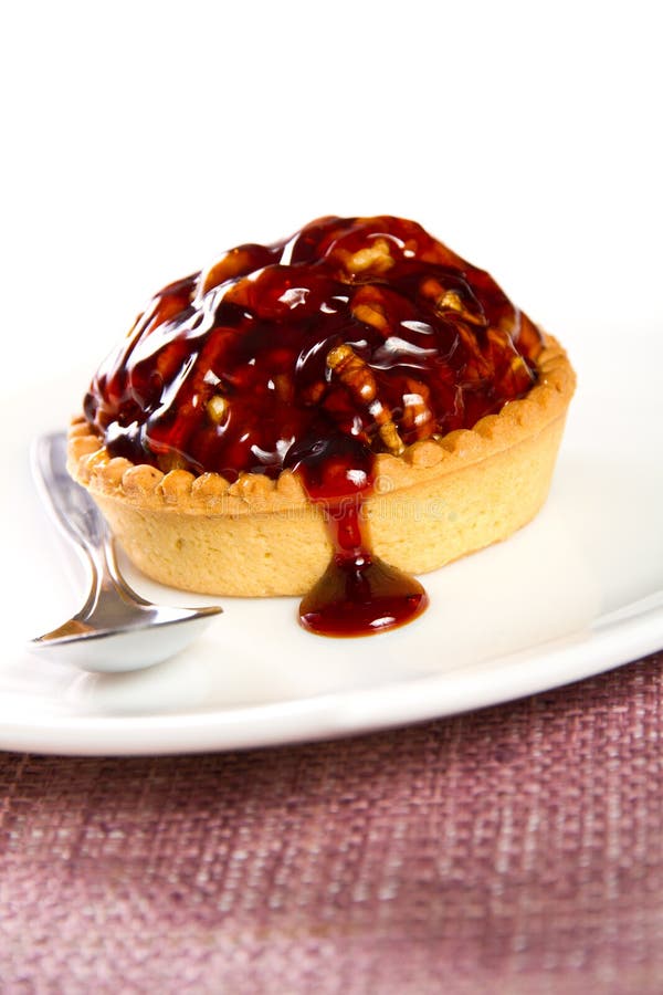 Tarte stock photo. Image of plate, nutty, food, caramel - 35544040