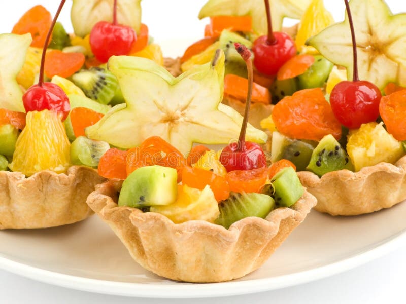 Tartlets stock image. Image of macro, plate, cake, kumquat - 13052387