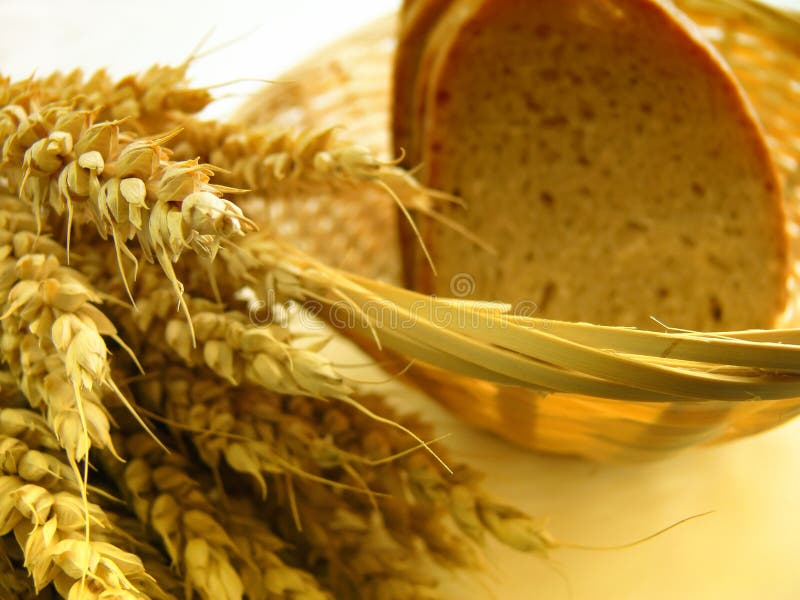 Brood en tarwe stock afbeelding. Image of voedsel, integraal - 2087583