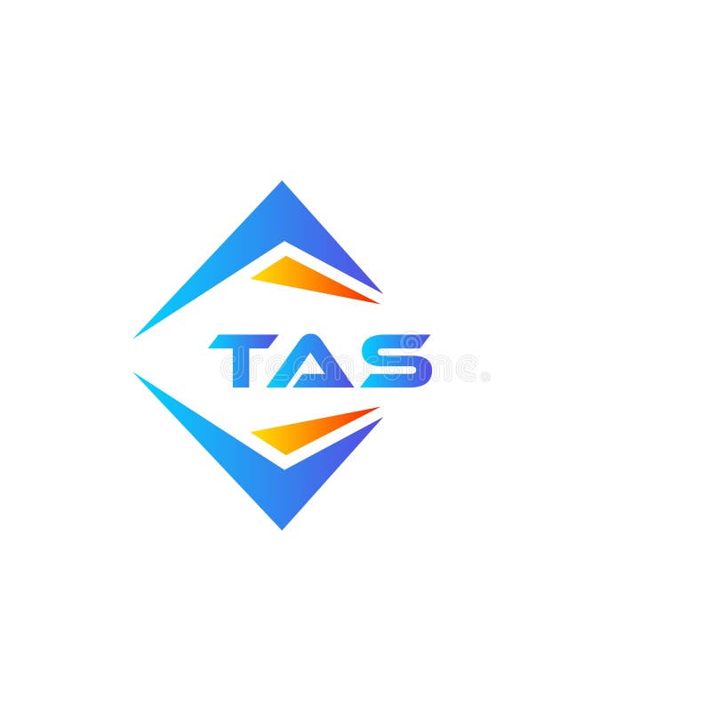TAS Abstract Technology Logo Design on White Background. TAS Creative ...