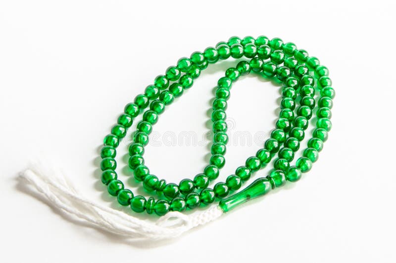 Tasbih stock image. Image of islam, green, sacred, tasbih - 50094941