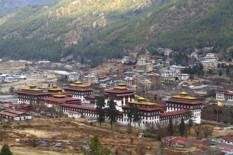 Tashichho Dzong Thimphu Bhutan 41 Imagen de archivo - Imagen de ...