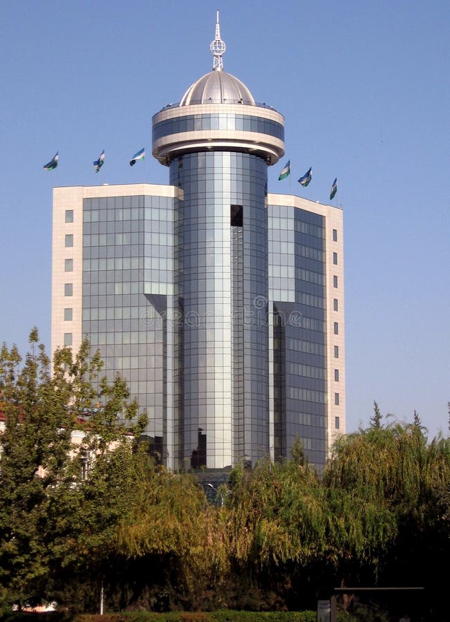 Tashkent Association of Banks Building 2007 Stock Image - Image of ...