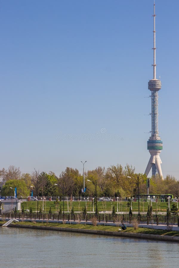 Spring in Tashkent stock photo. Image of cityscape, river - 69865206