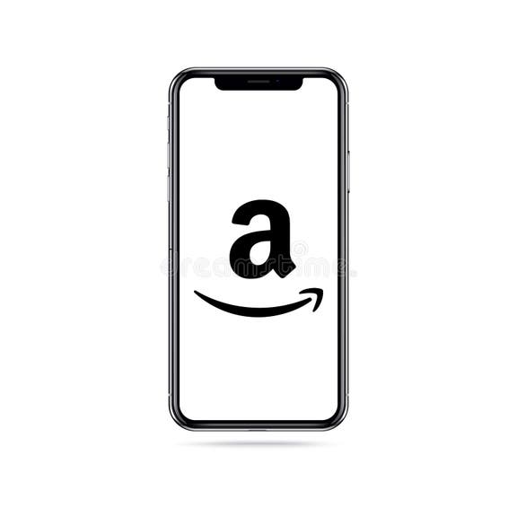Amazon App Icon Logo on Iphone Screen Editorial Stock Image ...