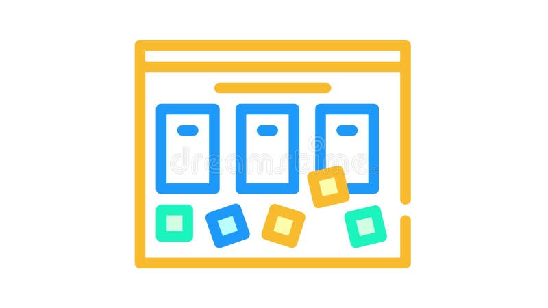 Task Board Color Icon Animation Stock Video - Video of task, desk ...