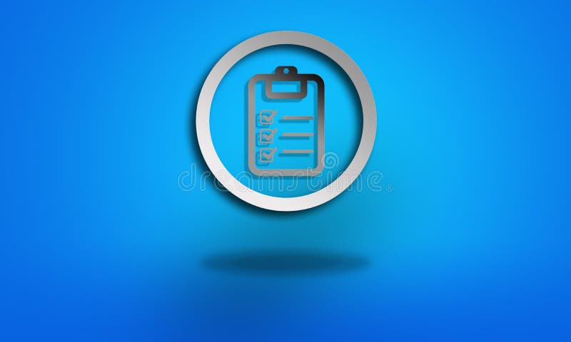 Task check mark symbol stock illustration. Illustration of silhouette ...