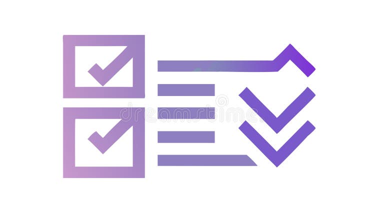 Task Checklist and Completion Icon for Productivity, Vector Design Generative AI Stock Vector ...