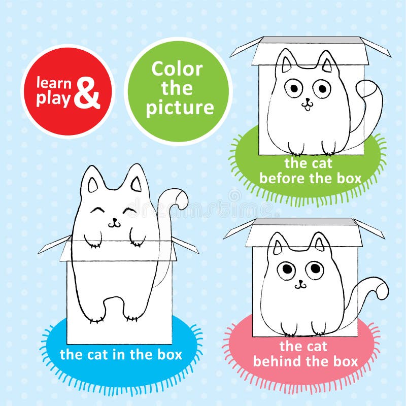 Behind Box Cartoon Cat Stock Illustrations – 63 Behind Box Cartoon Cat ...
