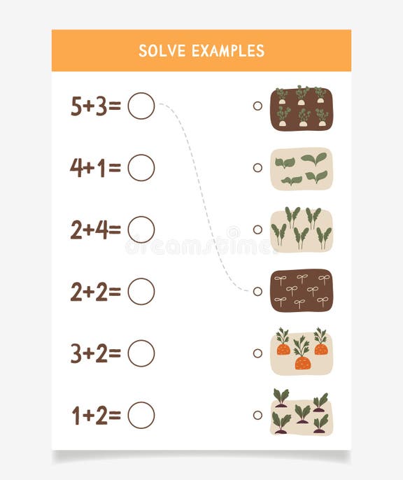 Task for Children. Solve the Examples and Choose the Correct Answer ...