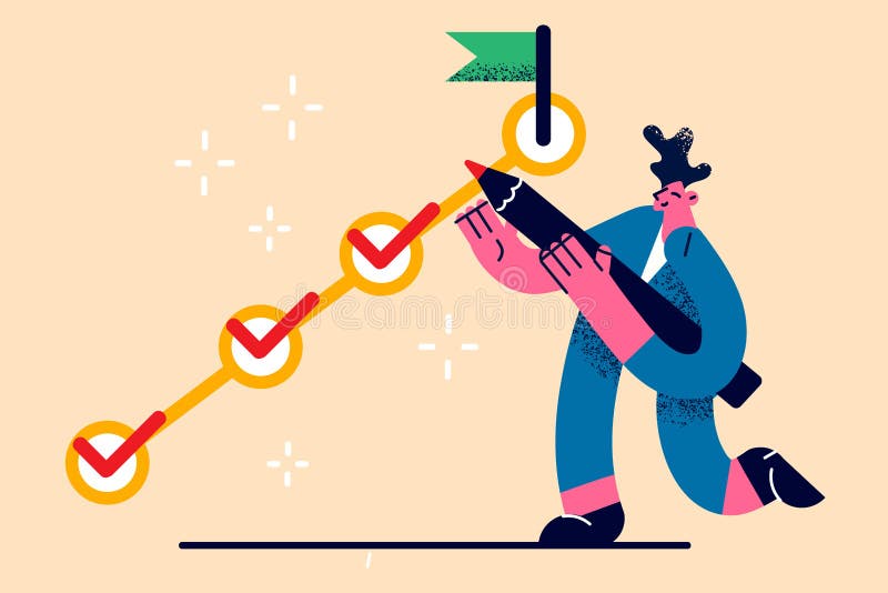 Task Completion, Task Solving, Management Concept. Stock Vector ...