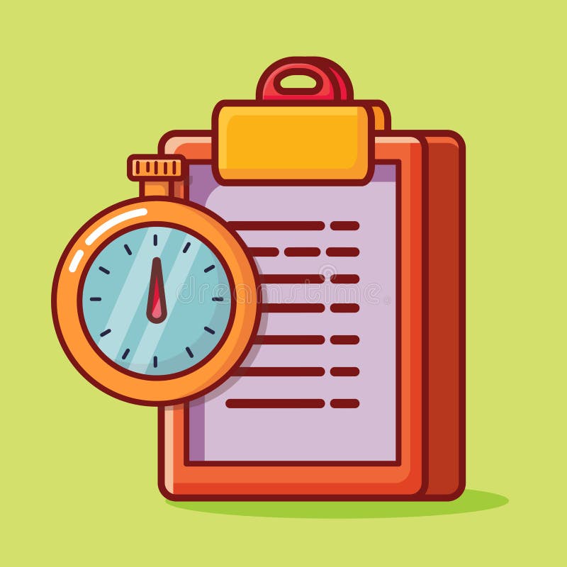 Task Deadline Concept Isolated Cartoon Vector Illustration in Flat ...