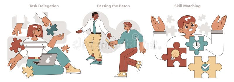 Delegation Skills Stock Illustrations – 316 Delegation Skills Stock ...