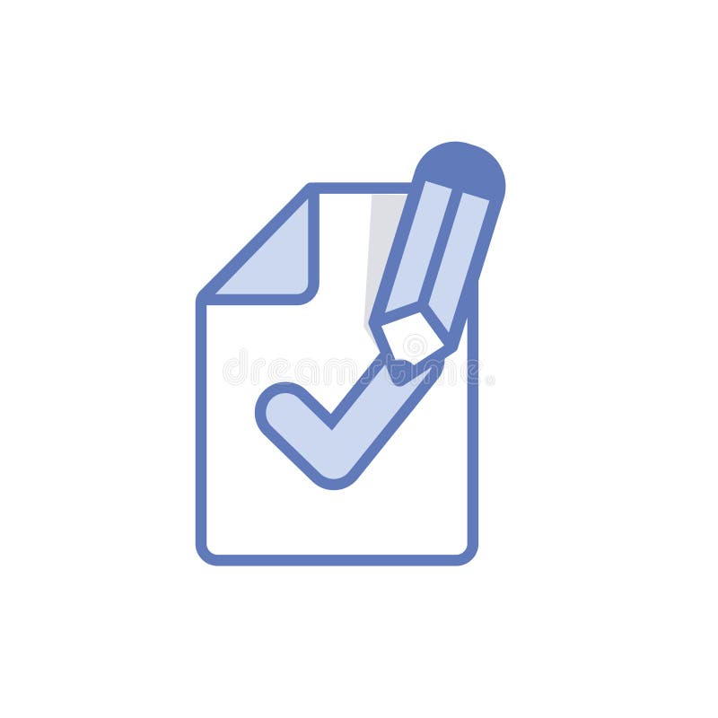 Task is done blue icon stock illustration. Illustration of message ...
