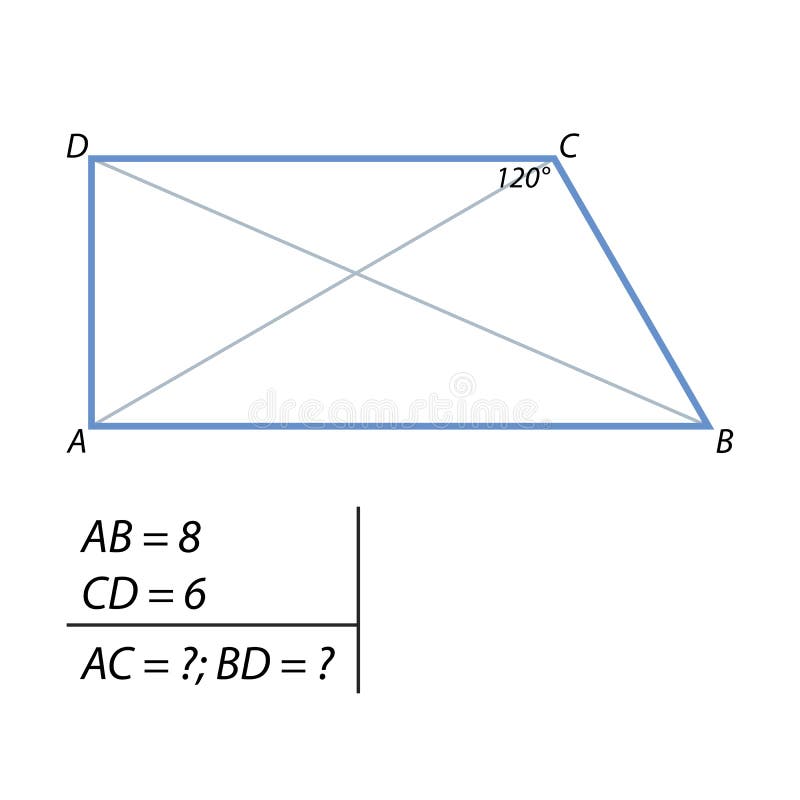 Rectangular Trapezoid Icon In Neon Style. One Of Geometric Figure ...