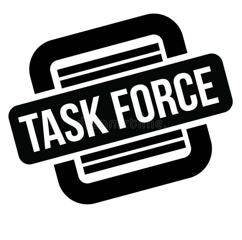 Task force black stamp stock vector. Illustration of stamp - 142405379