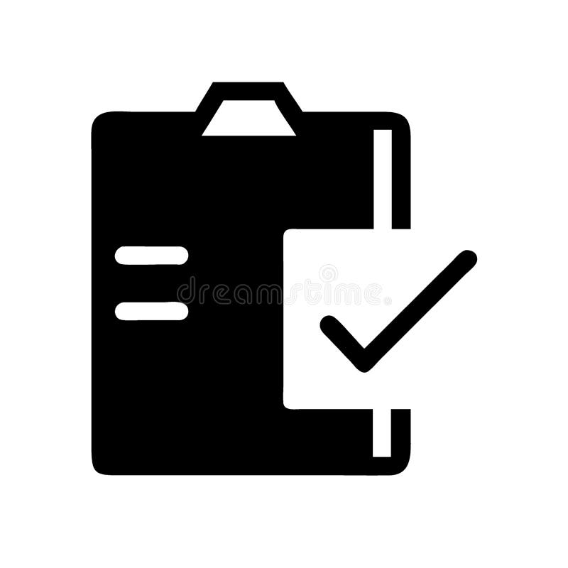 Task icon flat vector stock illustration. Illustration of vector ...