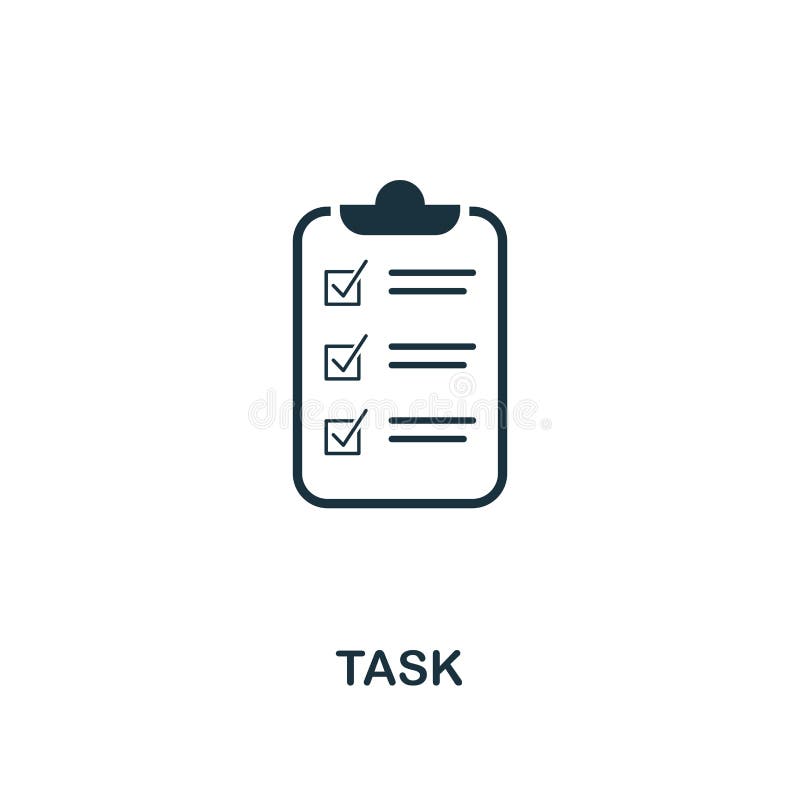Tasks To Do Icon. Creative Element Design From Productivity Icons ...