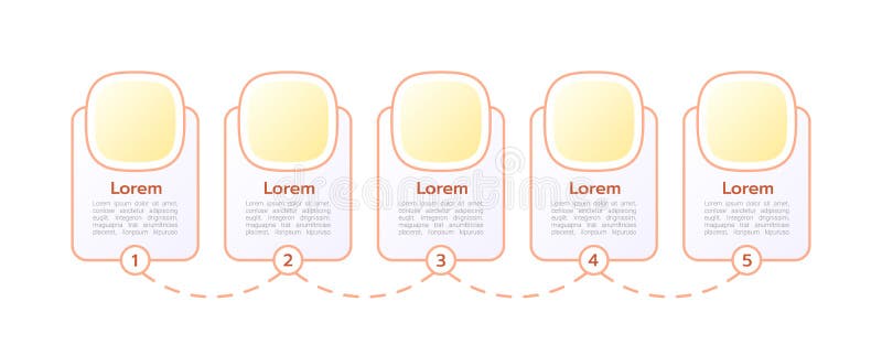 Task Life Cycle Infographic Chart Design Template Stock Vector ...