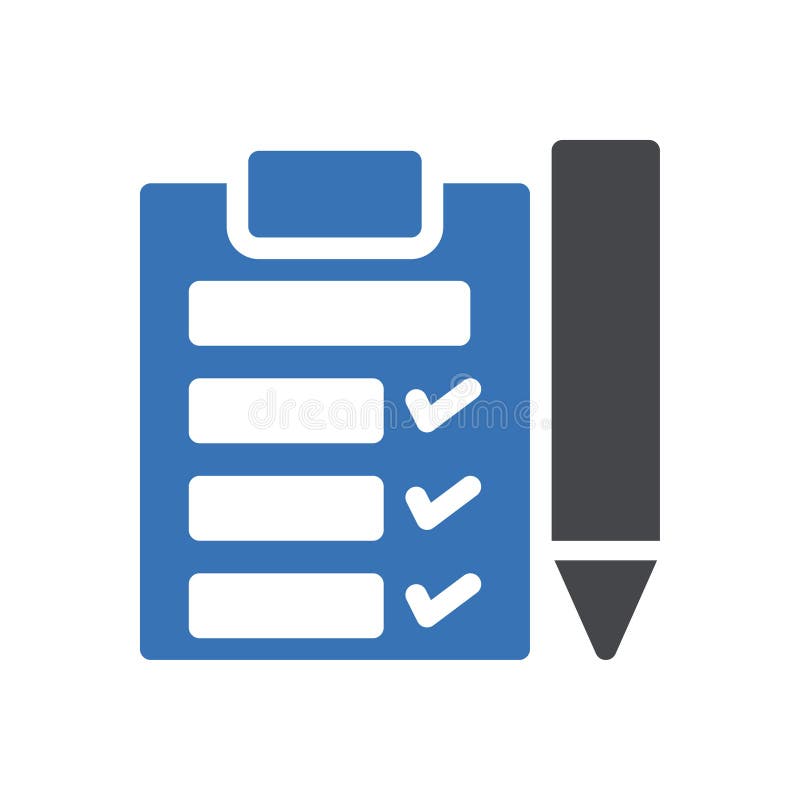 Task List Vector Glyph Colour Icon Stock Vector - Illustration of ...